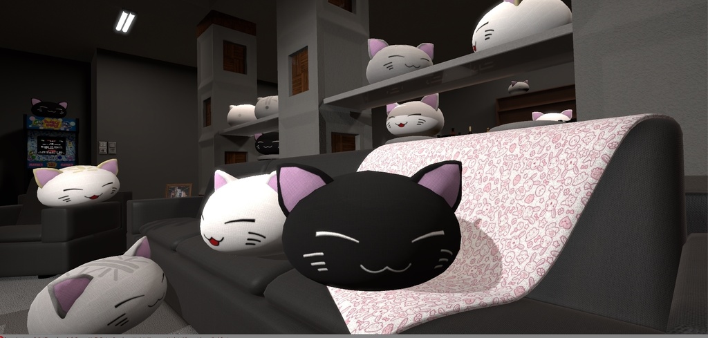 [VRChat] Cat Plushie - acchosen - BOOTH