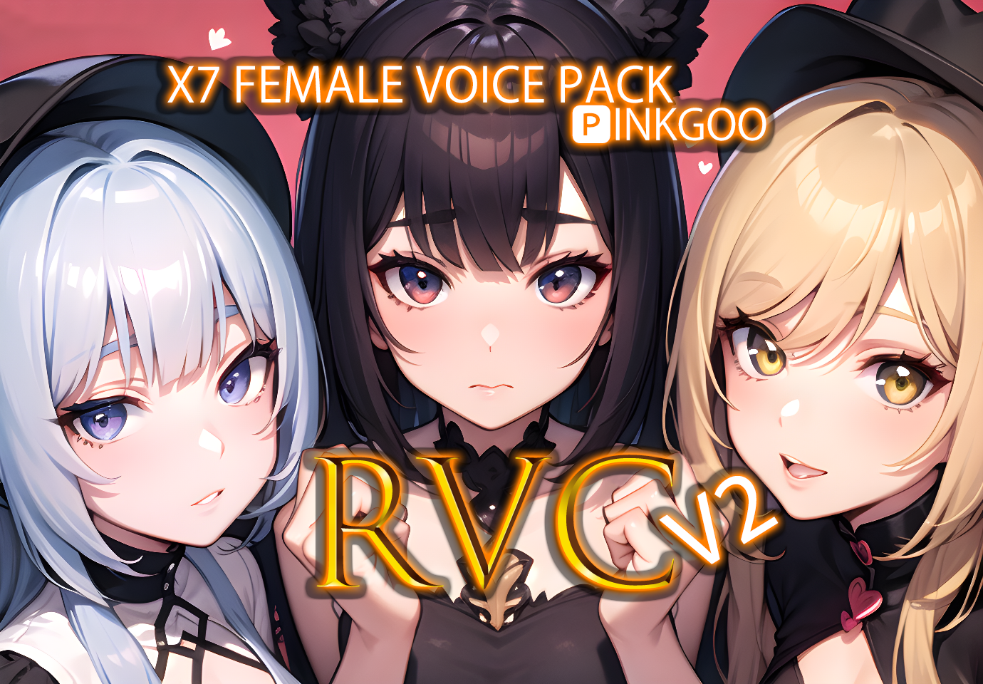 RVC☆v2 【Female Voice Pack 3】 - ☆ᴘɪɴᴋɢᴏᴏ ꜱʜᴏᴘ☆ - BOOTH