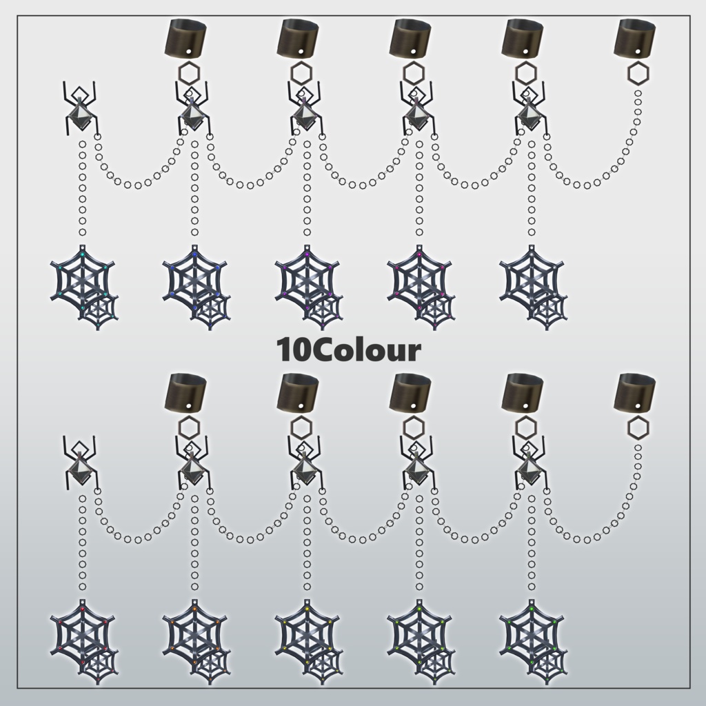 【汎用】Spider Earring - MK.Workshop - BOOTH