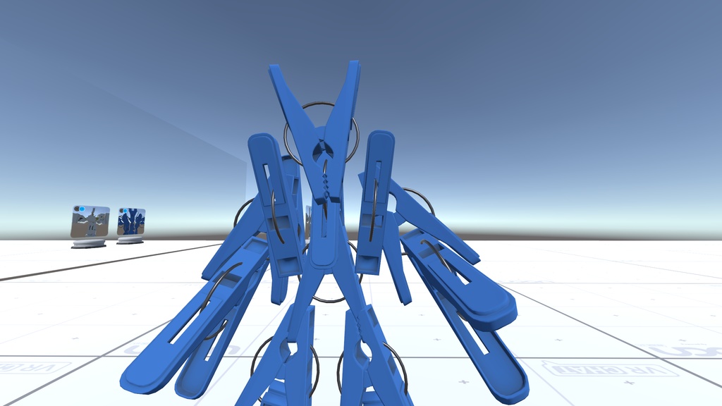 Washing scissors robot No. 1 "Zetta" [with built-in deformation mechanism].