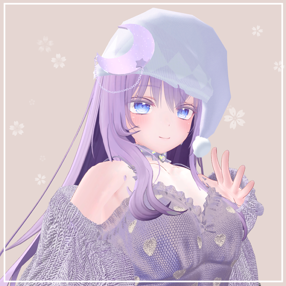 【VRChat想定】Moon Night Cap - Ririri Shop - BOOTH