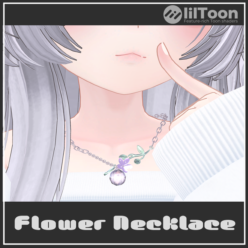 【VRChat想定】Flower Necklace - Ririri Shop - BOOTH