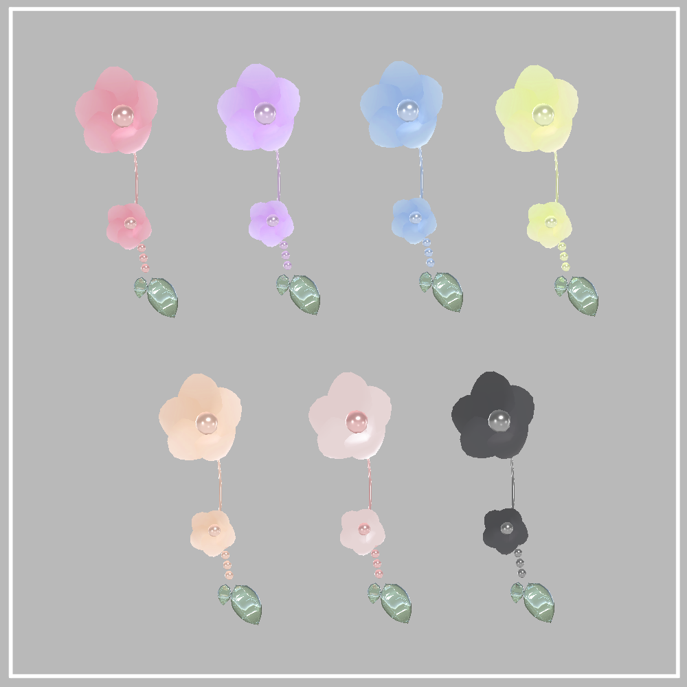 【VRChat想定】Flower Navel(マヌカ対応) - Ririri Shop - BOOTH