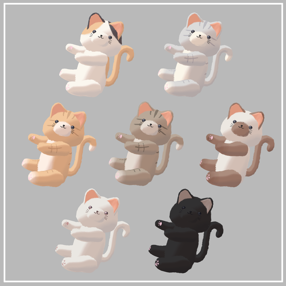 【VRChat想定】Huggy Cat - Ririri Shop - BOOTH