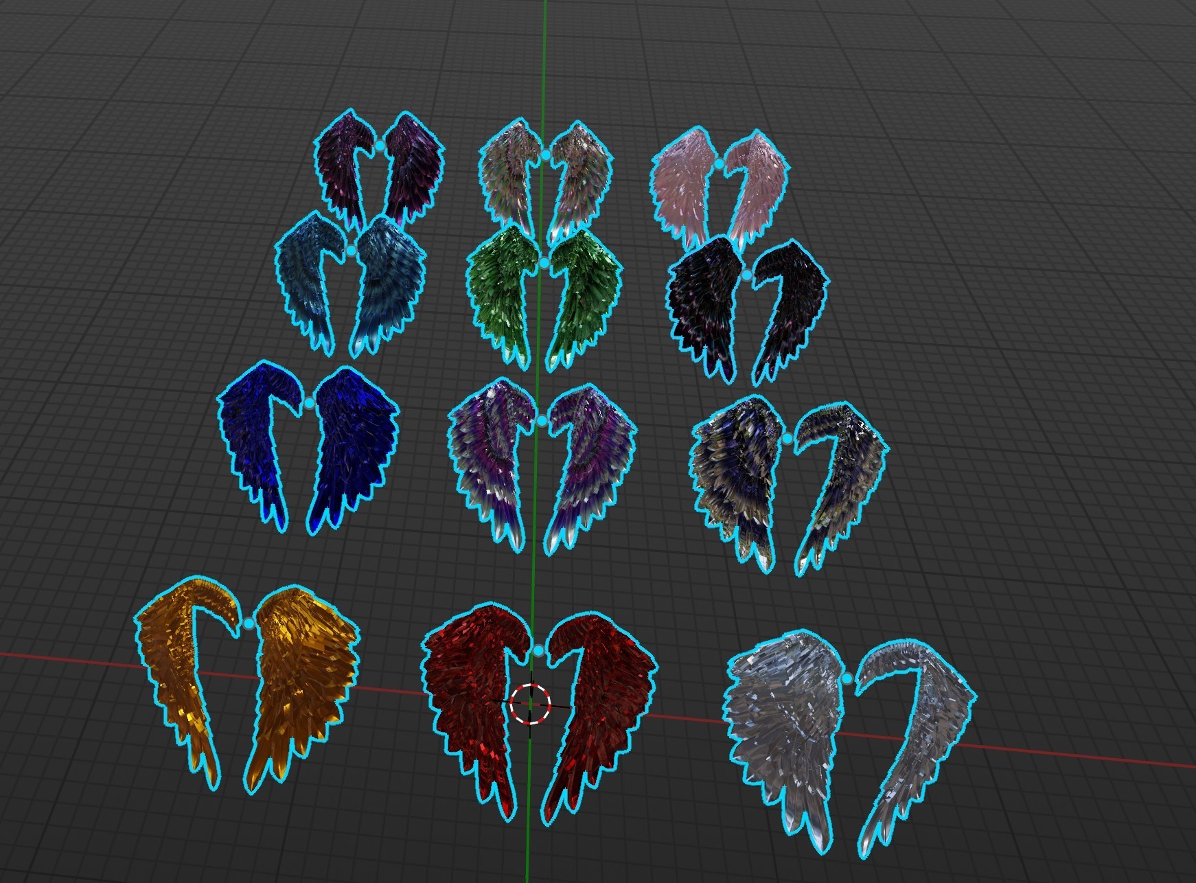 Metallic Wing Set - PhoenixStryker - BOOTH