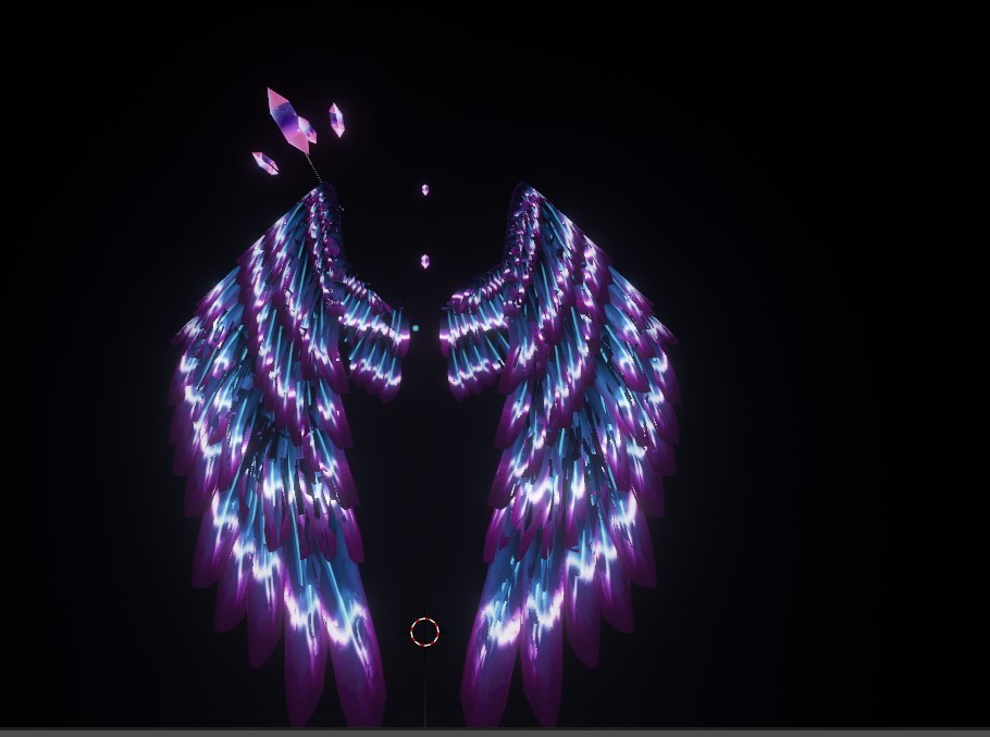 Crystali Amarali Winged Mage set (Glowing) - PhoenixStryker - BOOTH