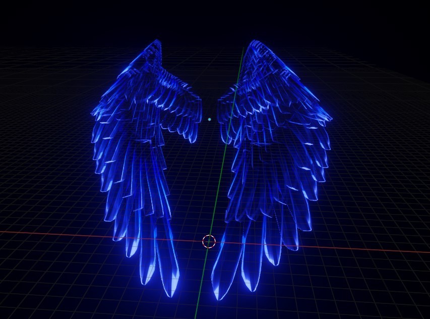 Neon Crystal Wings Set of 19 - PhoenixStryker - BOOTH