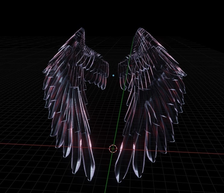 Neon Crystal Wings Set of 19 - PhoenixStryker - BOOTH