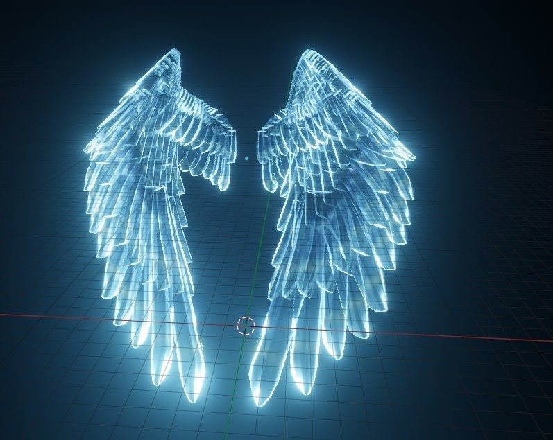 Neon Crystal Wings Set of 19 - PhoenixStryker - BOOTH