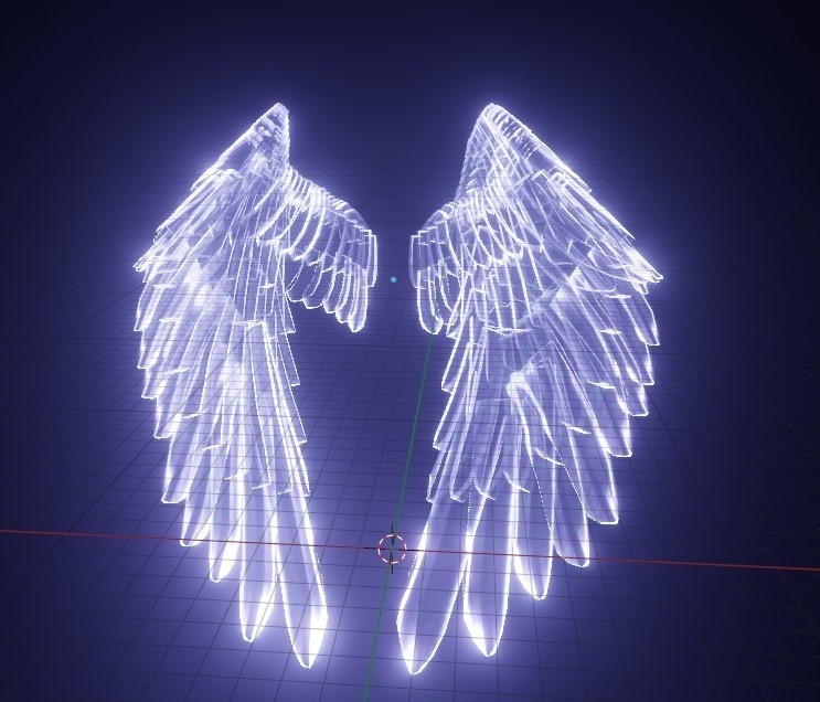 Neon Crystal Wings Set of 19 - PhoenixStryker - BOOTH