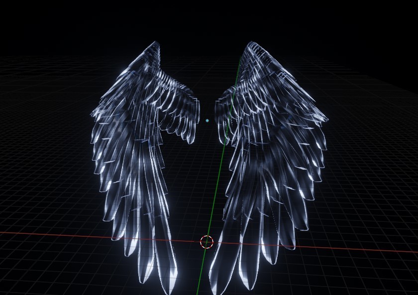 Neon Crystal Wings Set of 19 - PhoenixStryker - BOOTH
