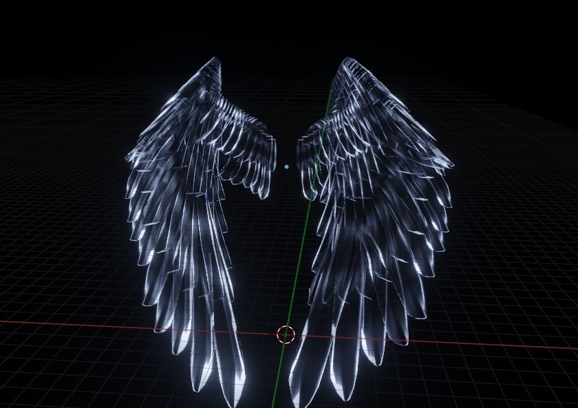 Neon Crystal Wings Set of 19 - PhoenixStryker - BOOTH
