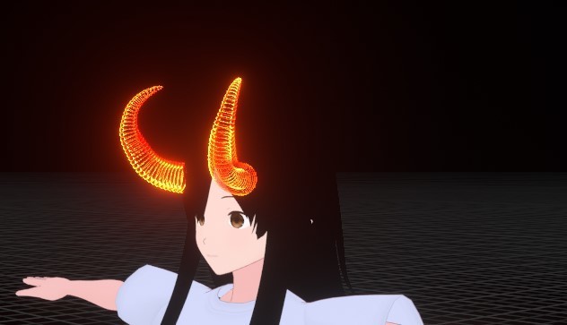 Fire Demon Horns - PhoenixStryker - BOOTH