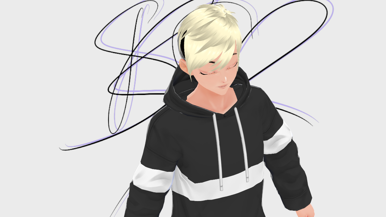 Luke- Vtuber Model - Artwork by Saint Rowe - BOOTH