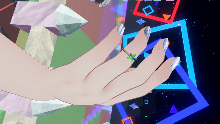 (free sale) flower ring [3d model vrchat] - faker - BOOTH