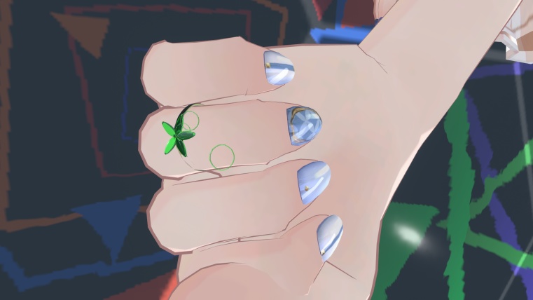 (free sale) flower ring [3d model vrchat] - faker - BOOTH