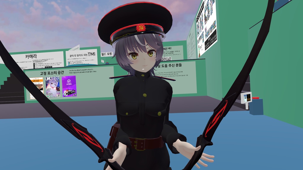 [vrchat] black sword [3d model] - faker - BOOTH