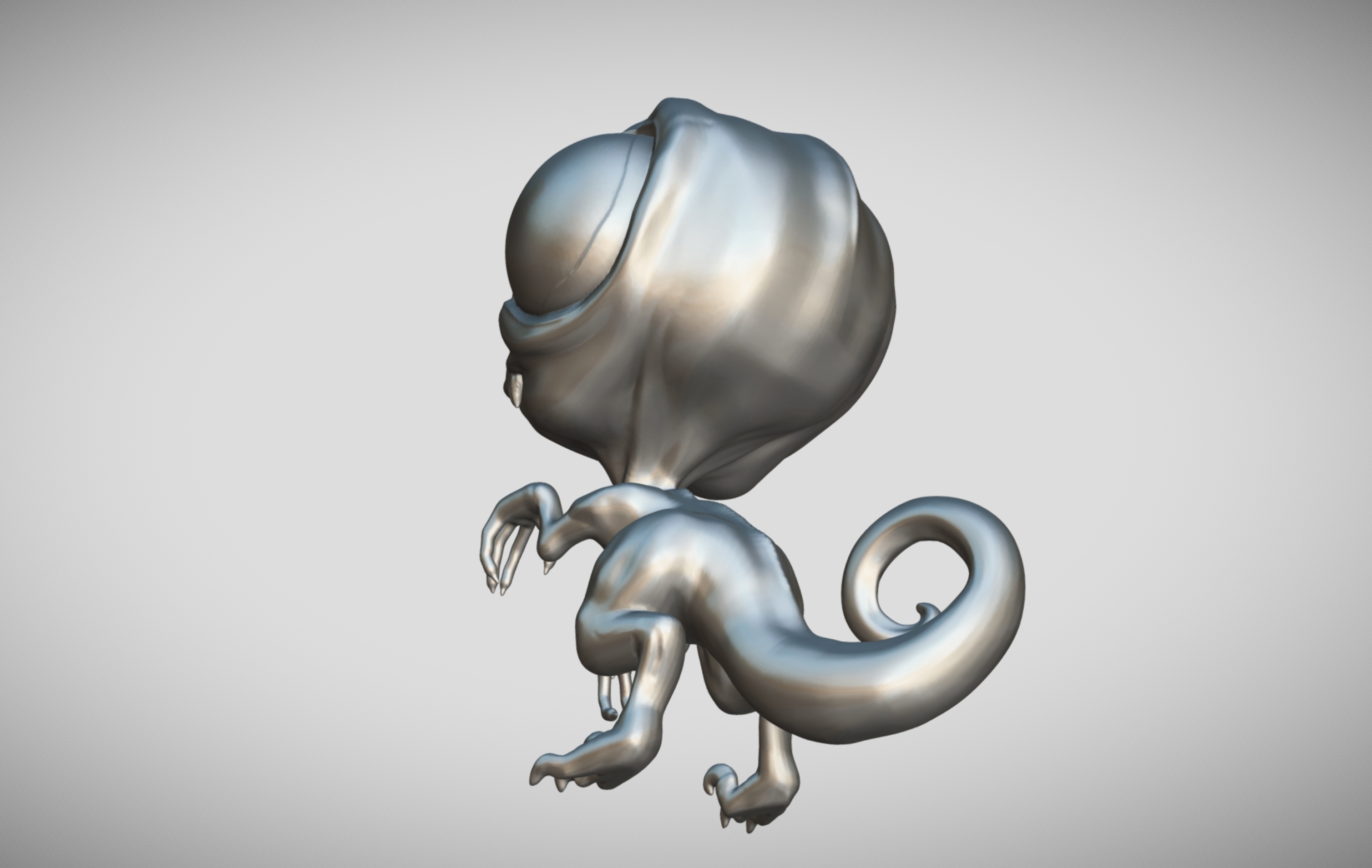 Chibi Raptor Stylized STL file - Print3DBurton - BOOTH