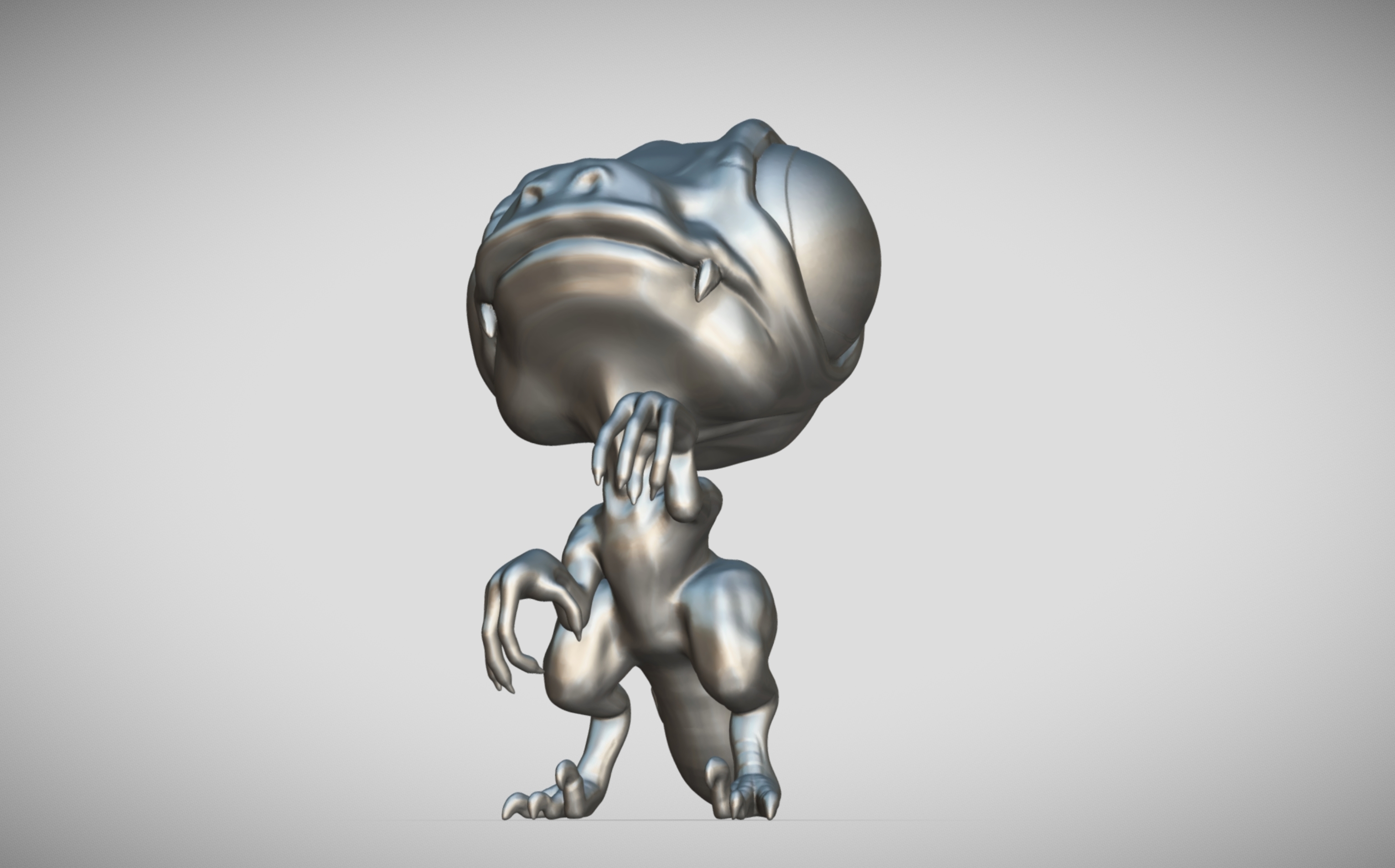 Chibi Raptor Stylized STL file - Print3DBurton - BOOTH