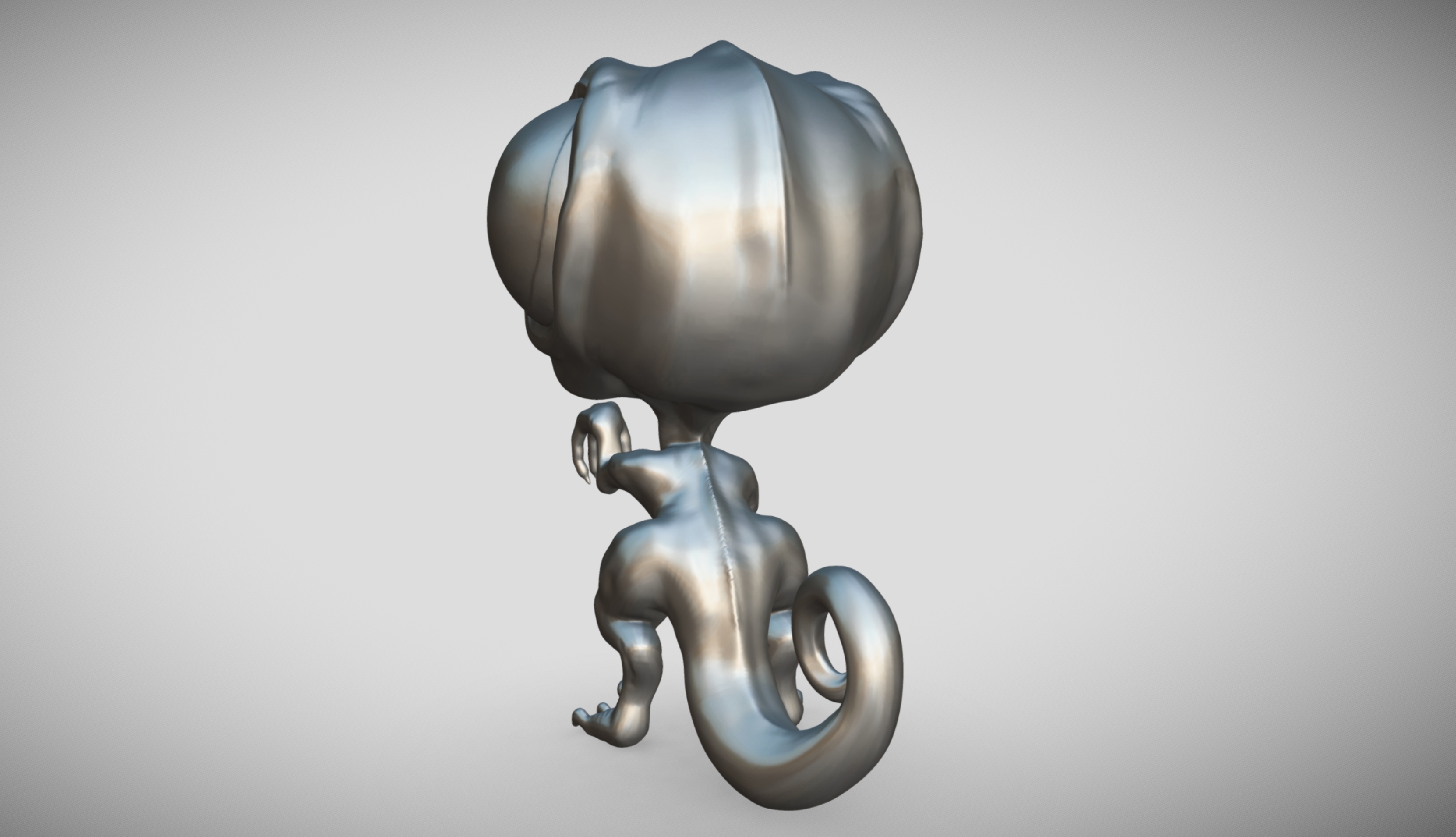 Chibi Raptor Stylized STL file - Print3DBurton - BOOTH