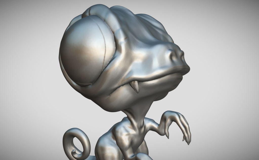 Chibi Raptor Stylized STL file - Print3DBurton - BOOTH