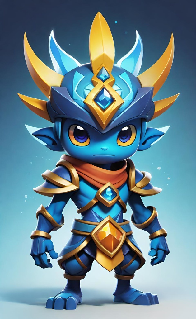 Blue Crystal Warrior - kilik - BOOTH