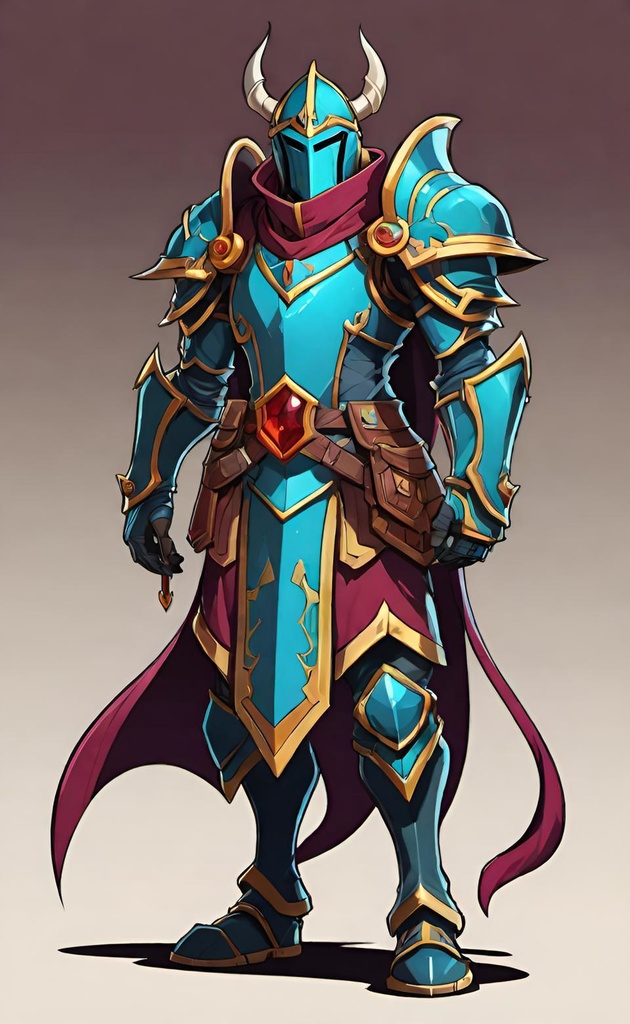 Blue Horned Knight - kilik - BOOTH