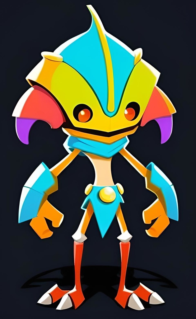 Colorful Alien Character - kilik - BOOTH