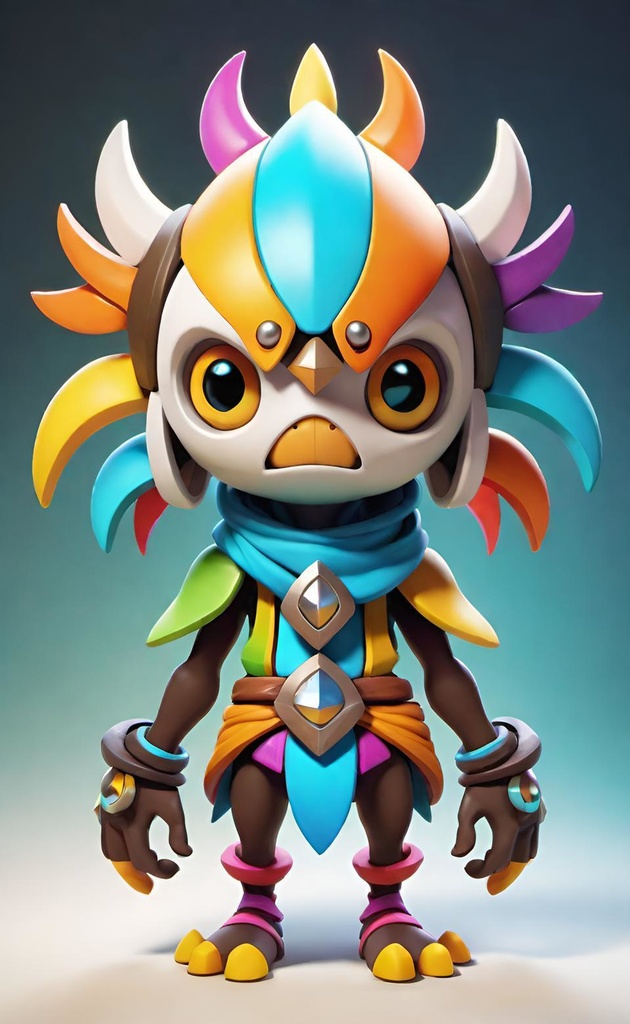 Colorful Tribal Creature - kilik - BOOTH