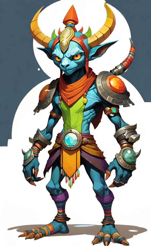 Horned Alien Warrior - kilik - BOOTH