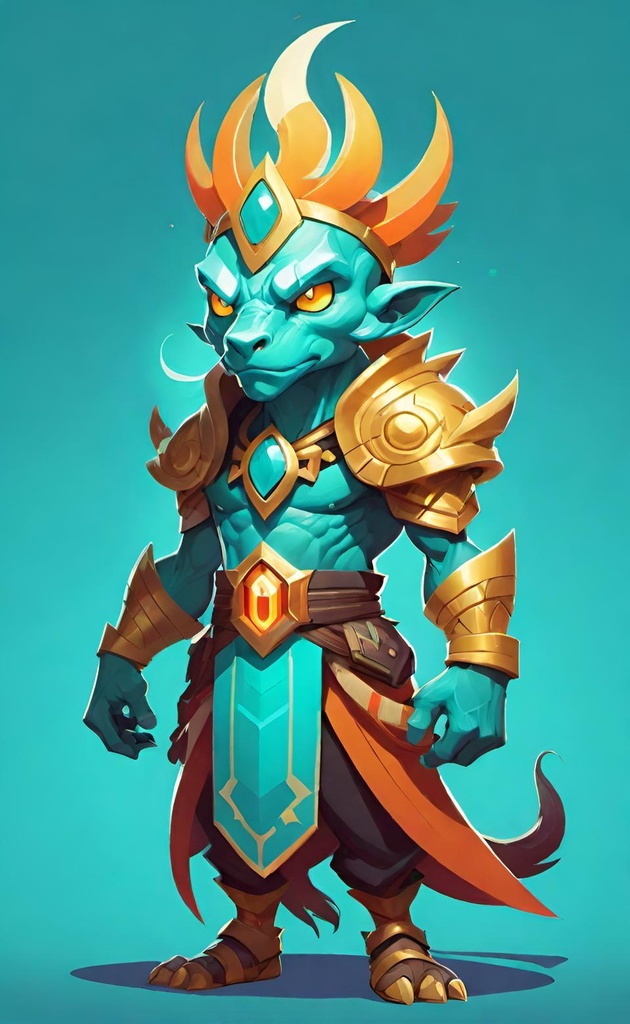 Galactic Lizard Warrior - kilik - BOOTH