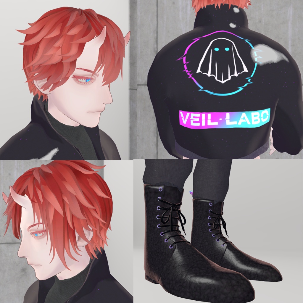 オリジナル3Dモデル『Azvix/アズヴィクス』 - Veil Labo - BOOTH