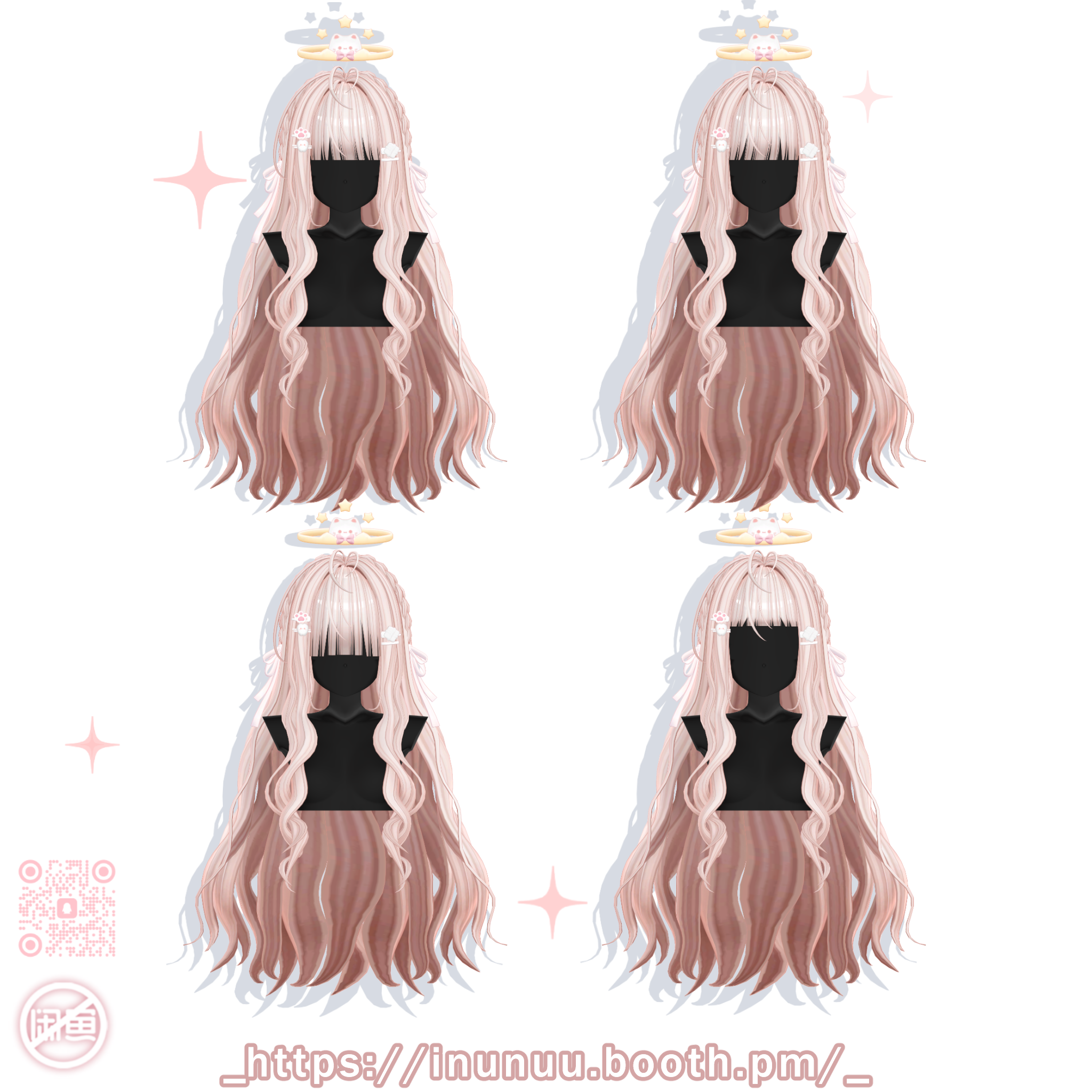 セール中 【16アバター対応】 HairSet.01 - inunu - BOOTH