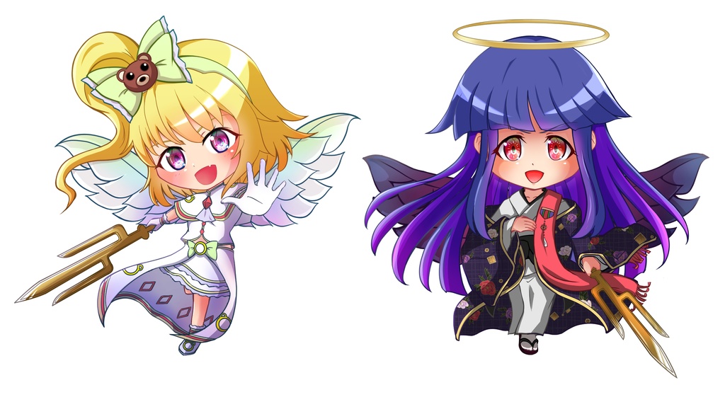 【アクスタ】白翼天使魔法少女トリニティトラップサトコ - Kirk's online store - BOOTH