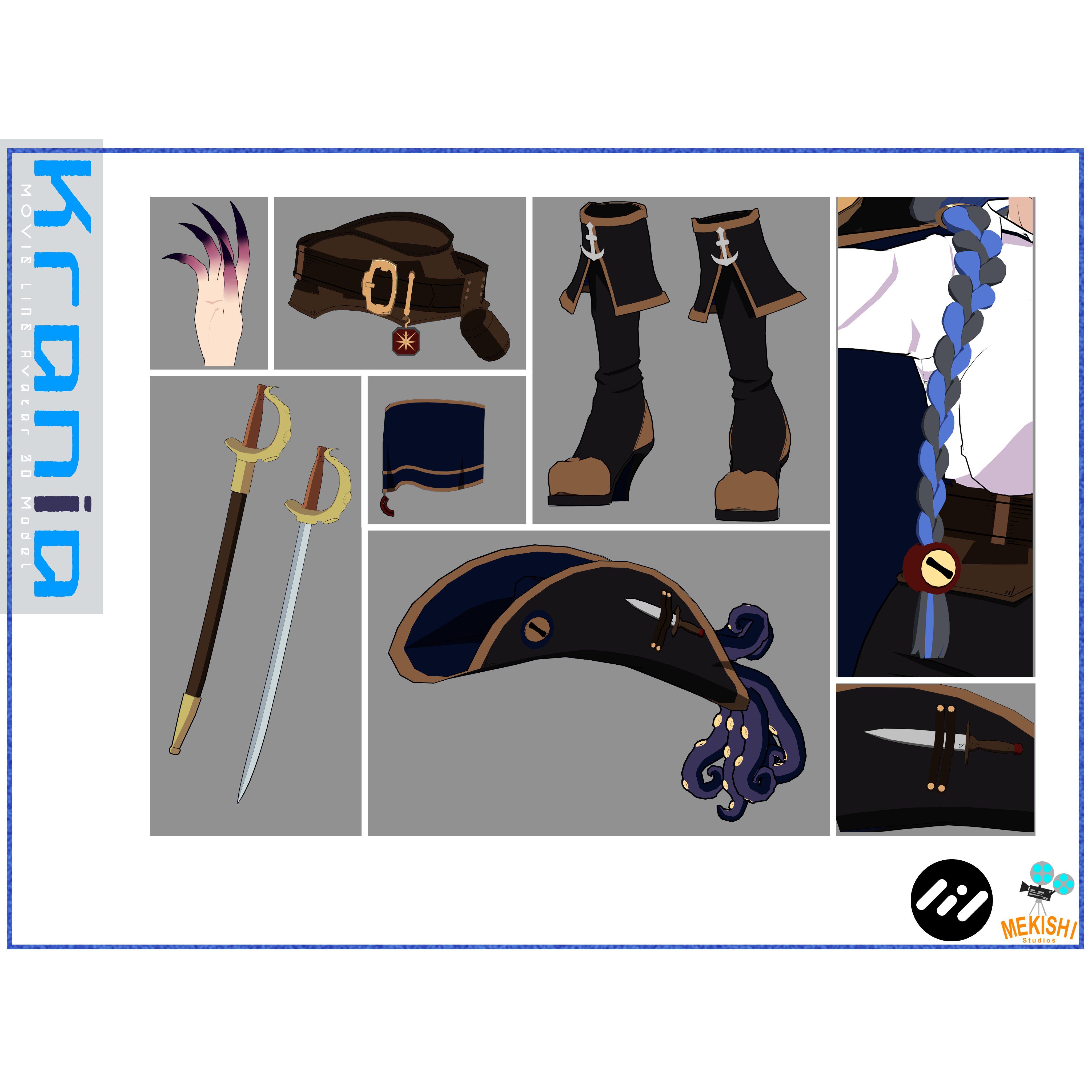 VRChat想定 3Dアバター「Krania/クラニア」 - MekishiStudios - BOOTH