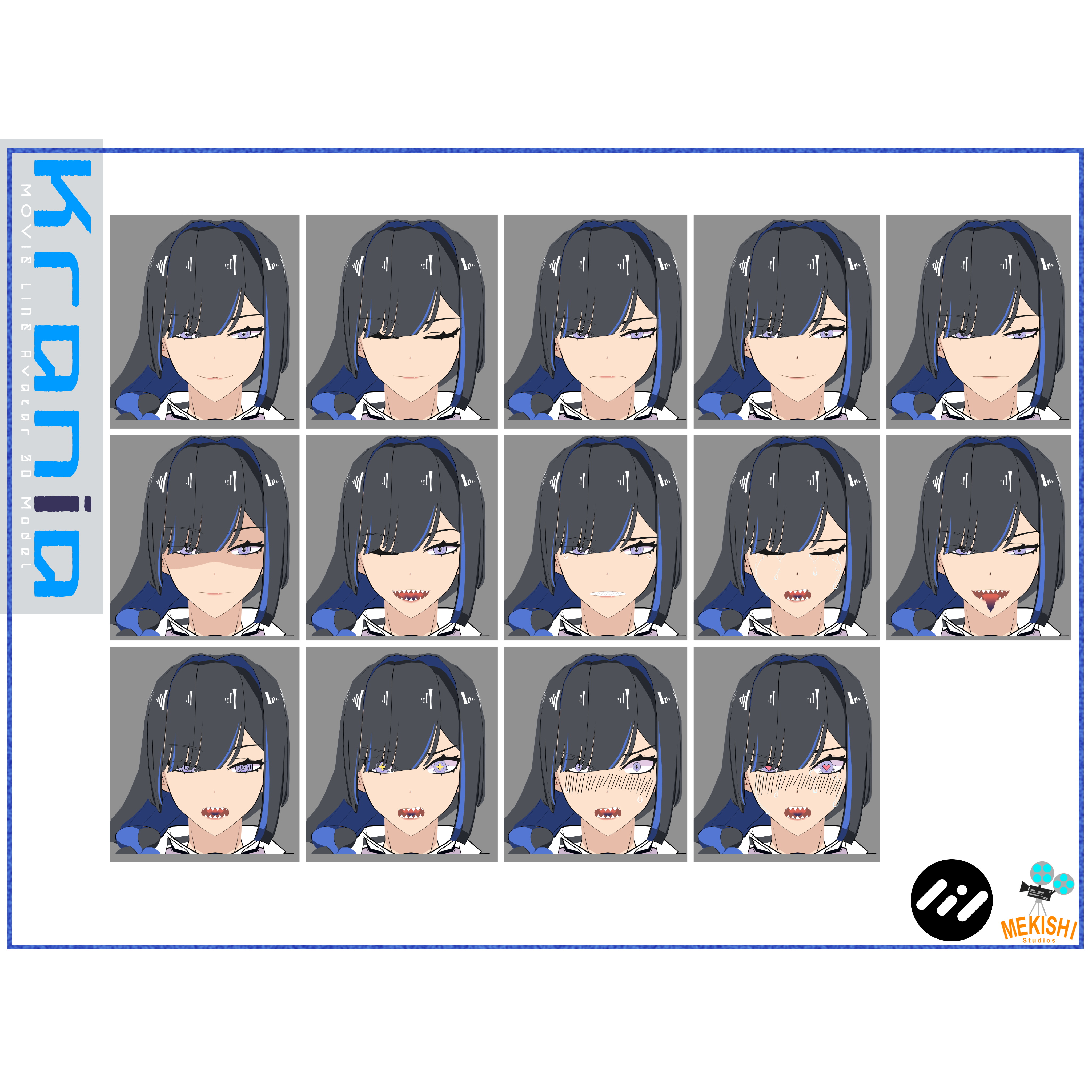 VRChat想定 3Dアバター「Krania/クラニア」 - MekishiStudios - BOOTH