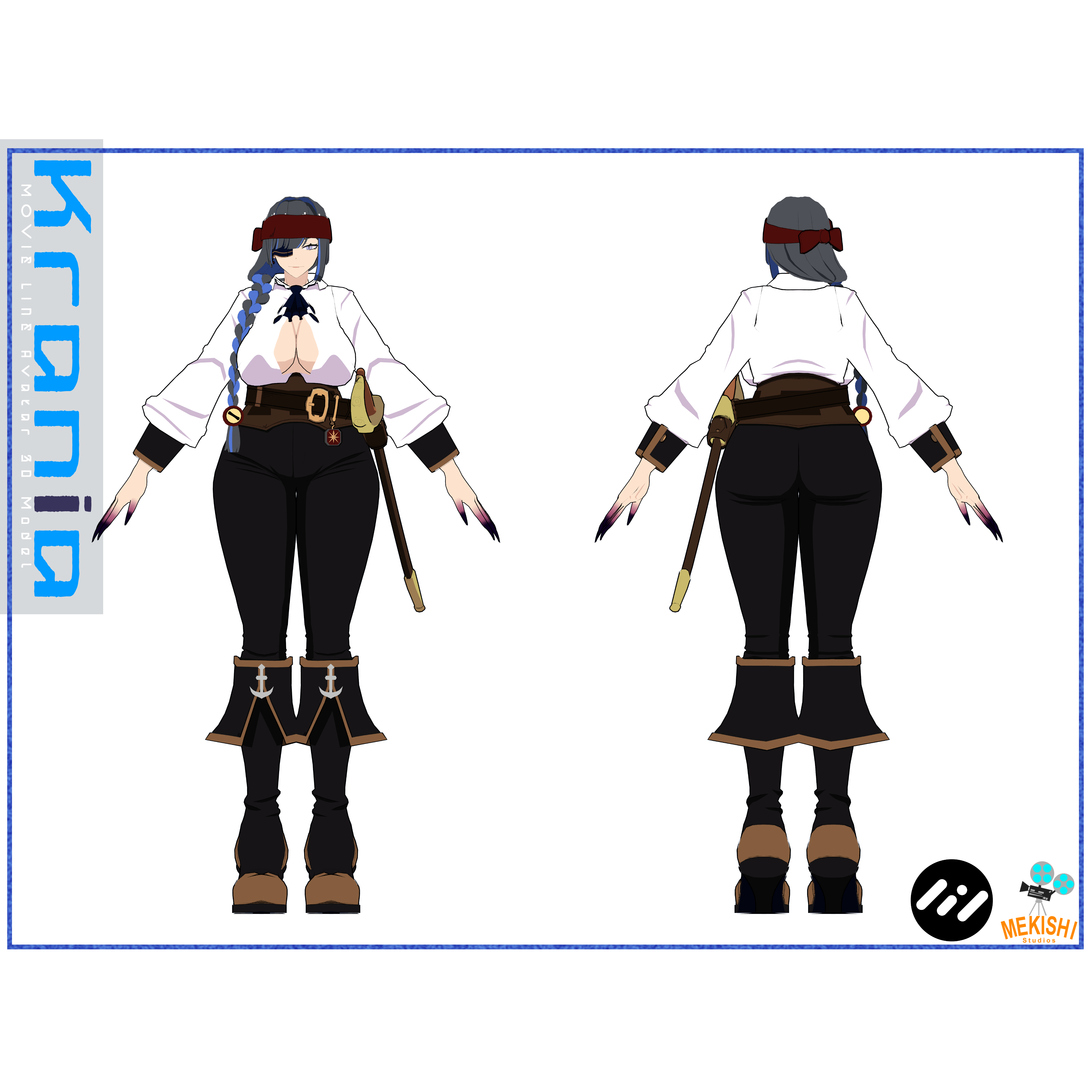 VRChat想定 3Dアバター「Krania/クラニア」 - MekishiStudios - BOOTH