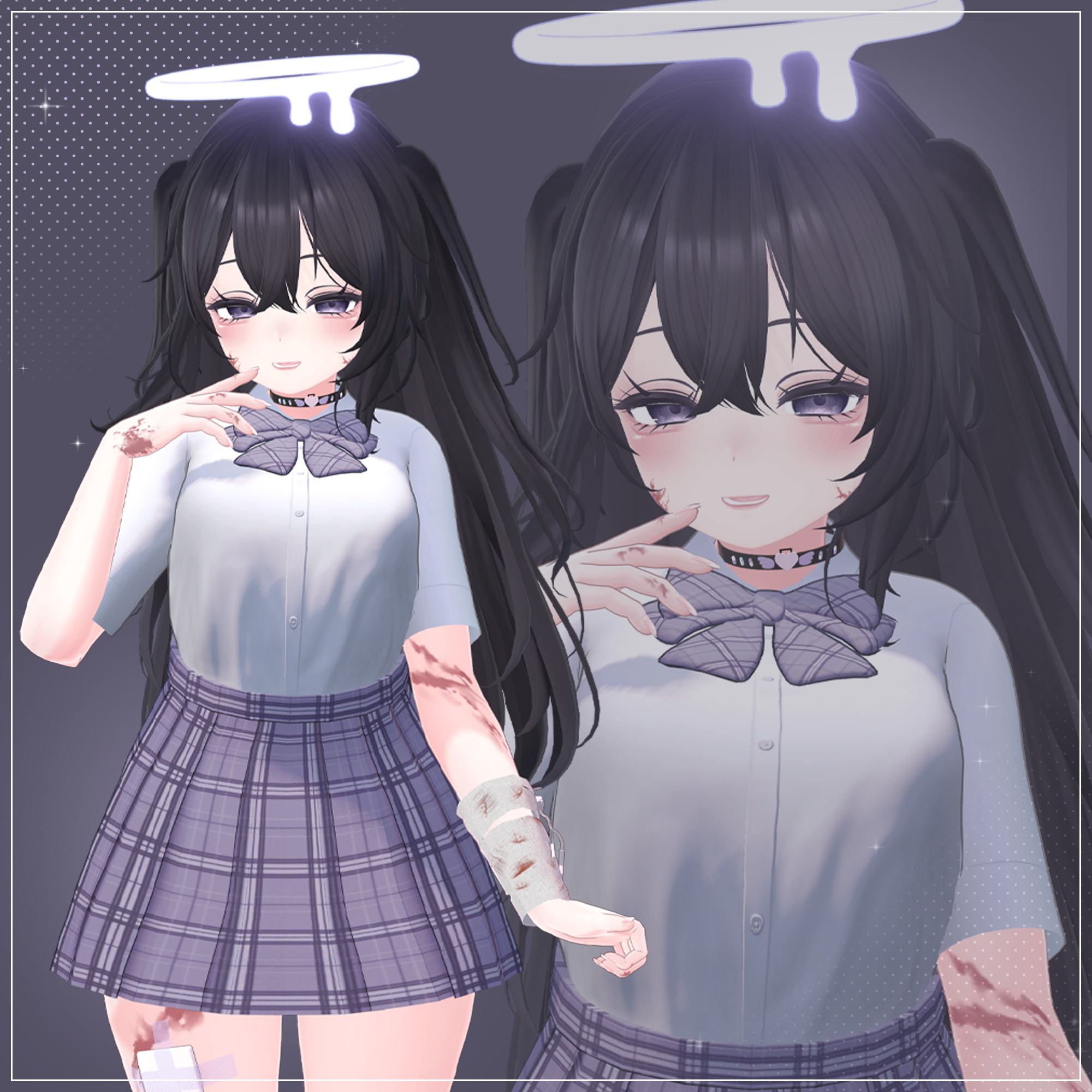 ୨【セレスティア (Selestia)】Yandere Style Makeup + Skin Texture ୧ Aconite0101 x ...