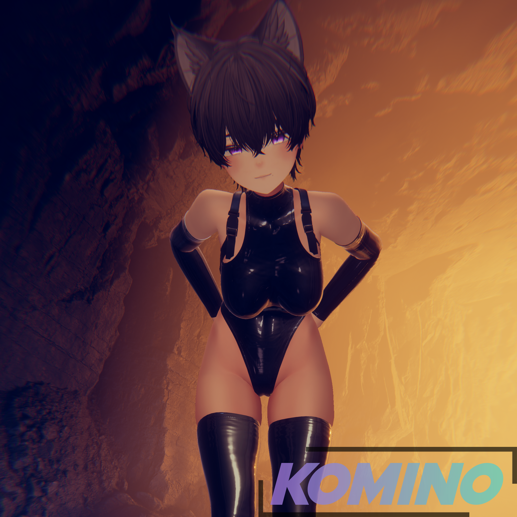 Uruki high-cut bodysuit Latex - KomiWorks - BOOTH