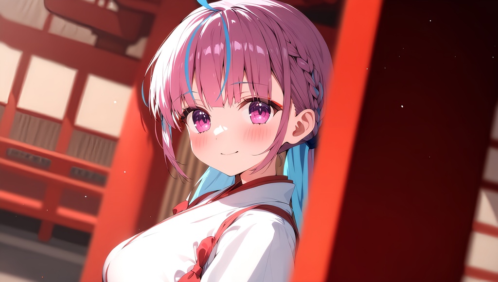 vtuber壁紙(2025年1月)/wallpaper(January) - ましろ色 - BOOTH