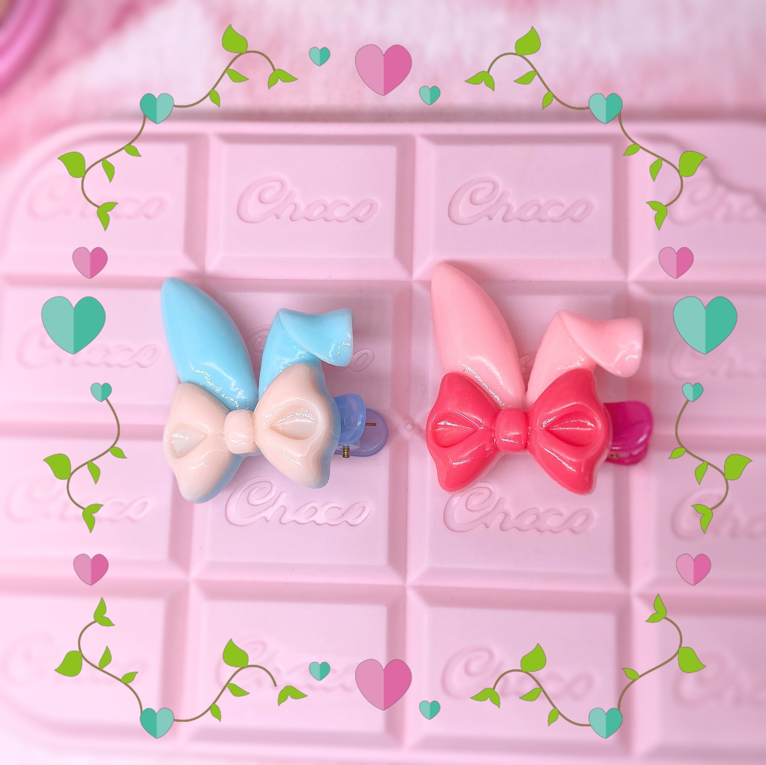 うさぎみみヘアクリップ - COCOCO - BOOTH