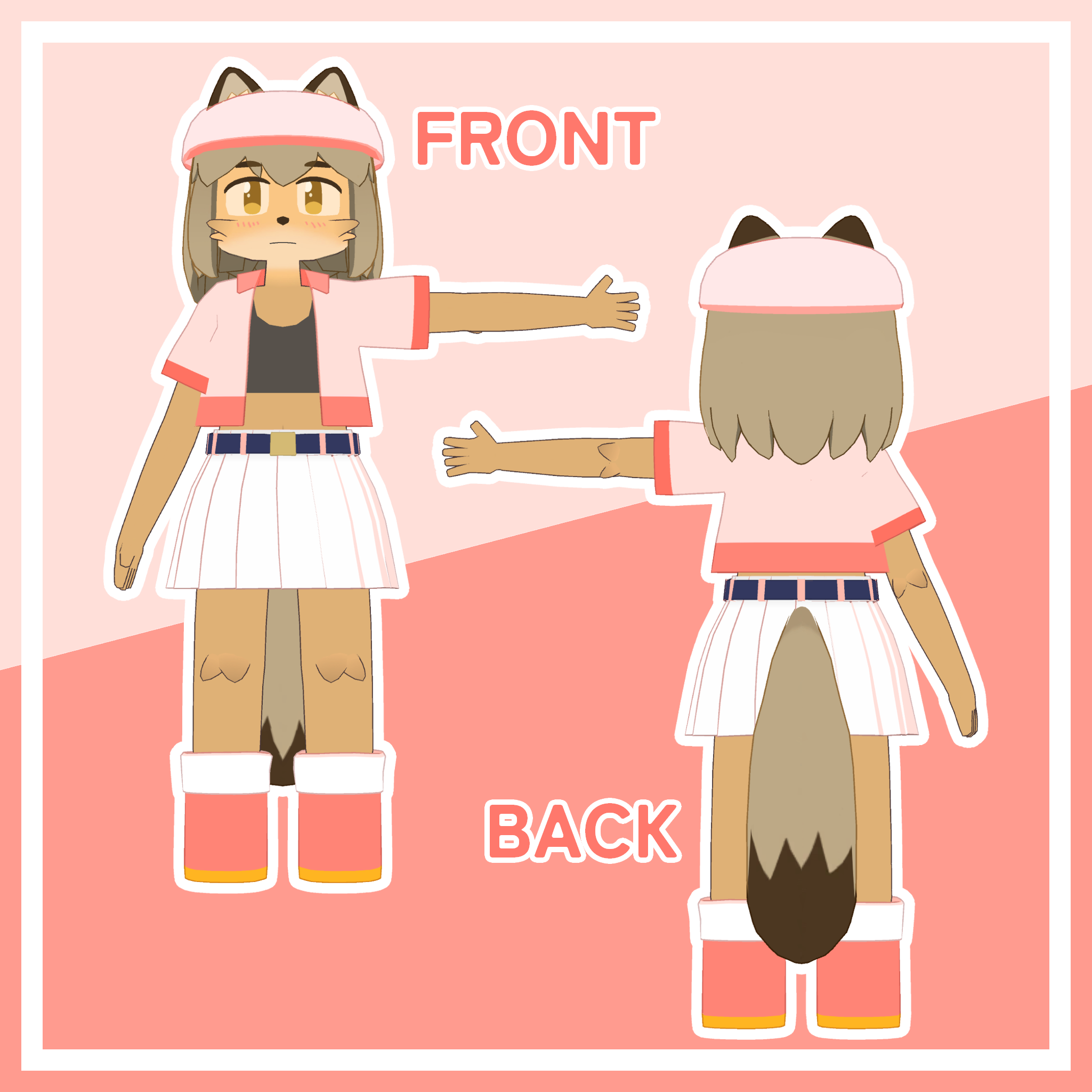 オリジナル3Dモデル『トトノ』ver.1.21 (VRChat、Quest、Cluster対応) - DCN-ララ - BOOTH