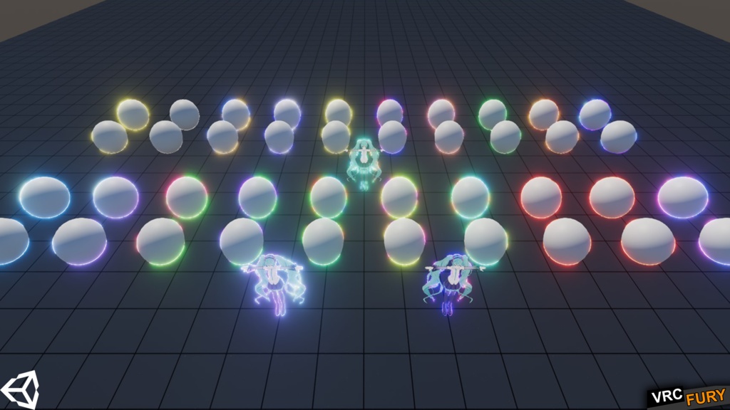 [VRChat] AudioLinked Avatar Outlines: Basic Pack | 【VRChat】オーディオリンク対応 ...