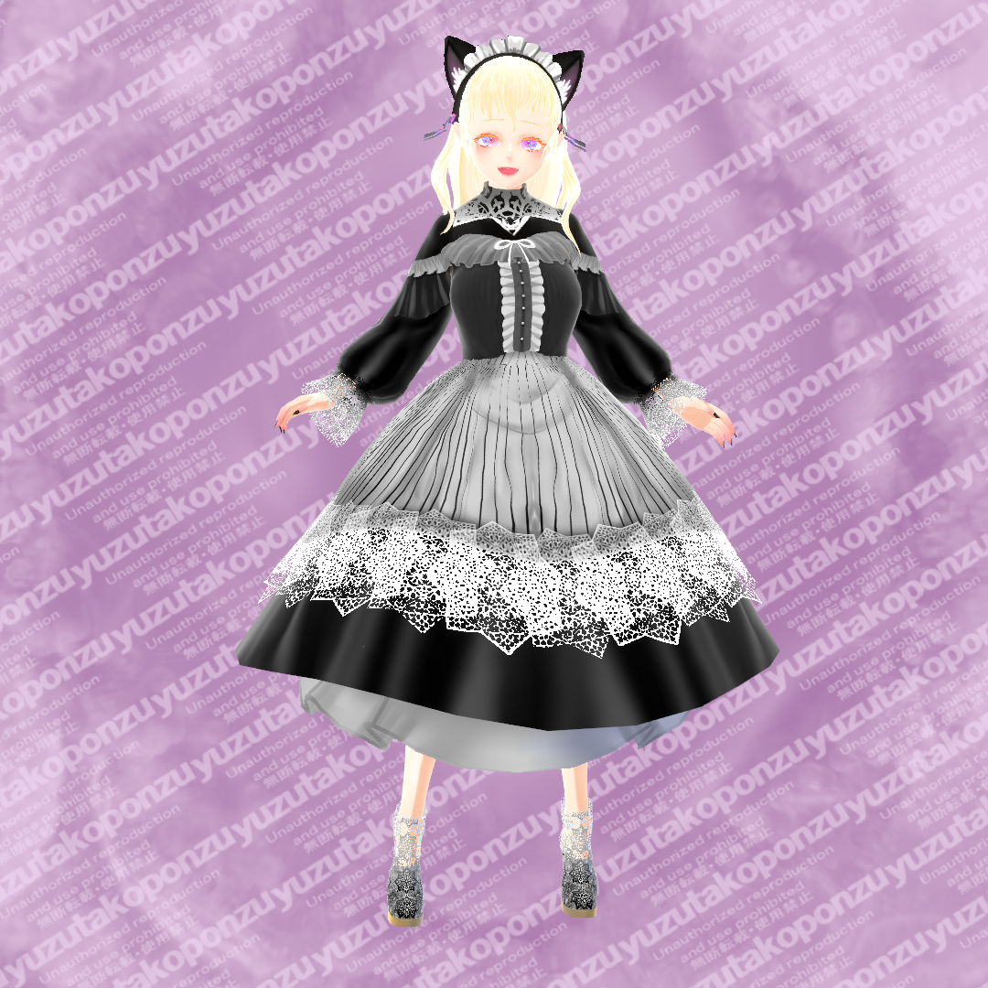 お花のレースガール ヒール6色【vroid正式版】 - YUZU🐙TAKO SHOP タコのツボ(壺) - BOOTH