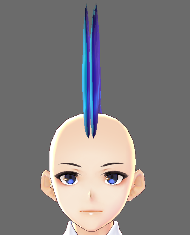 Vroid Mohawk Hairstyle - mynaras - BOOTH