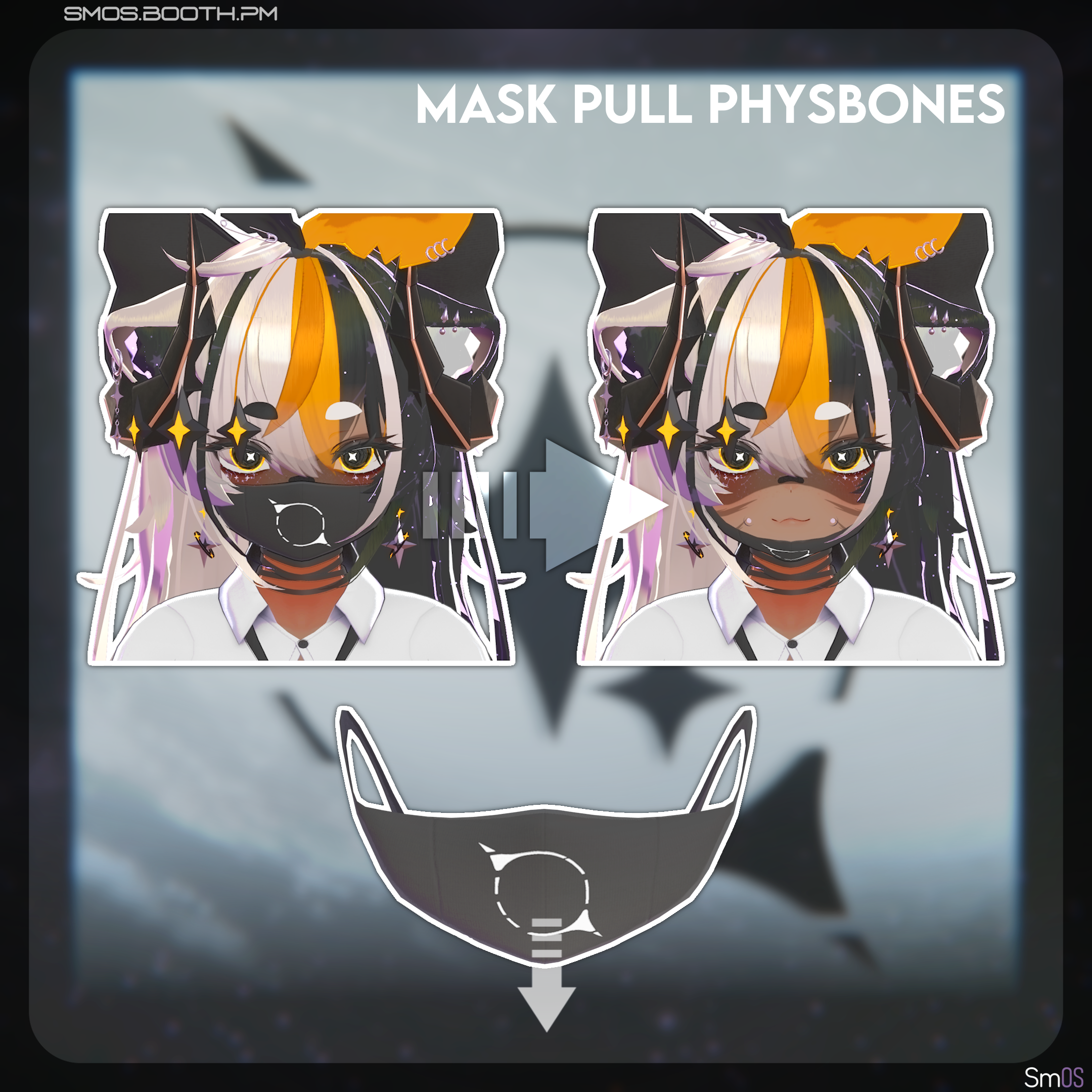 🌀【Distorted Anomaly】 | 歪んだ異常性 ⚠️【12アバター avatars】 - SmOS - BOOTH