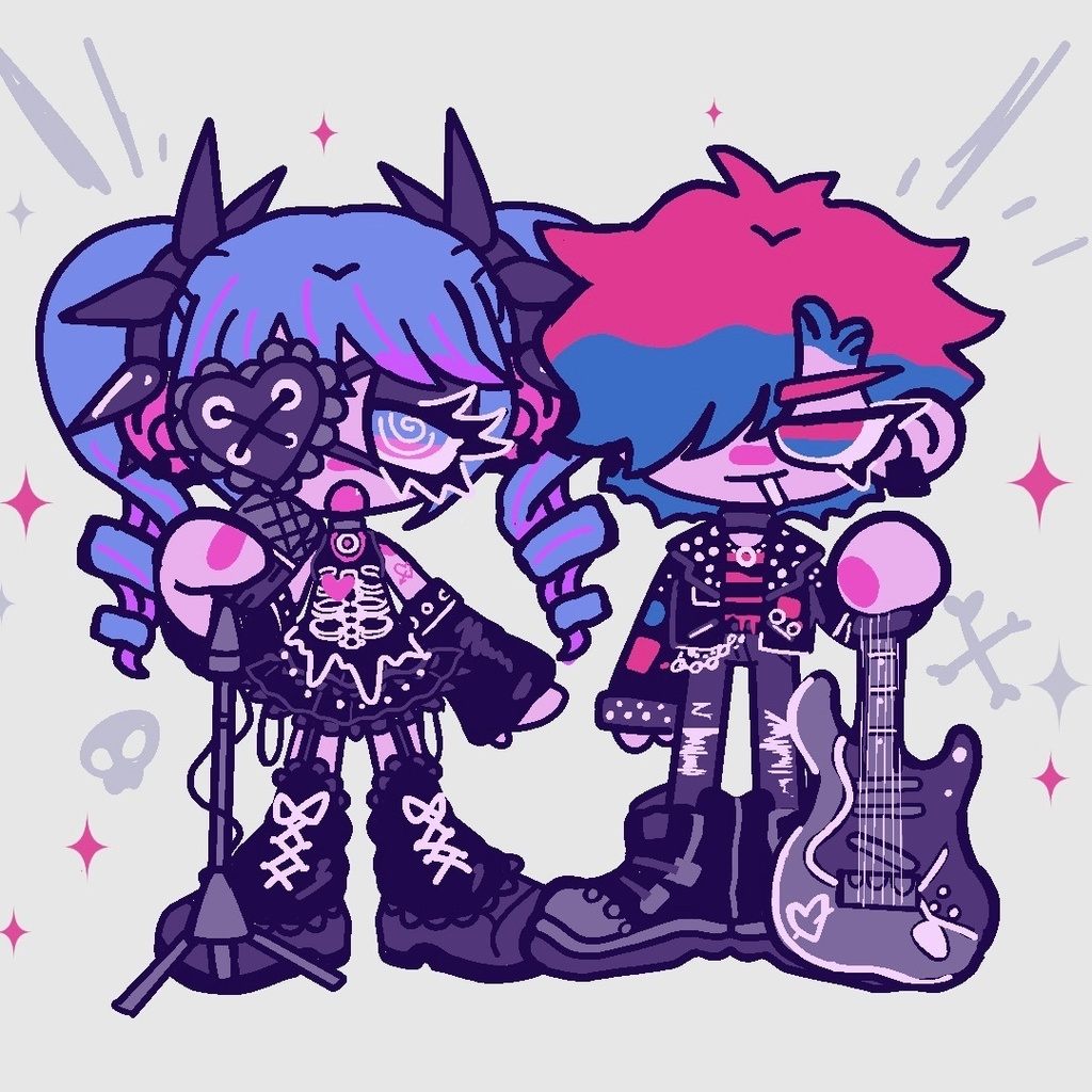 パンク大好きセットステッカー - SAVA CHAN - BOOTH