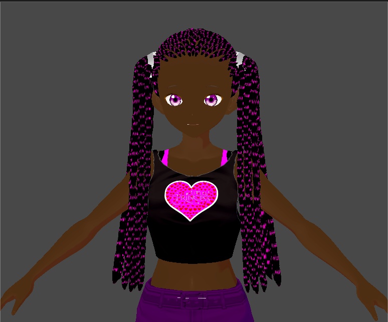 Vroid studio cornrows hair presets dl - skates99 - BOOTH