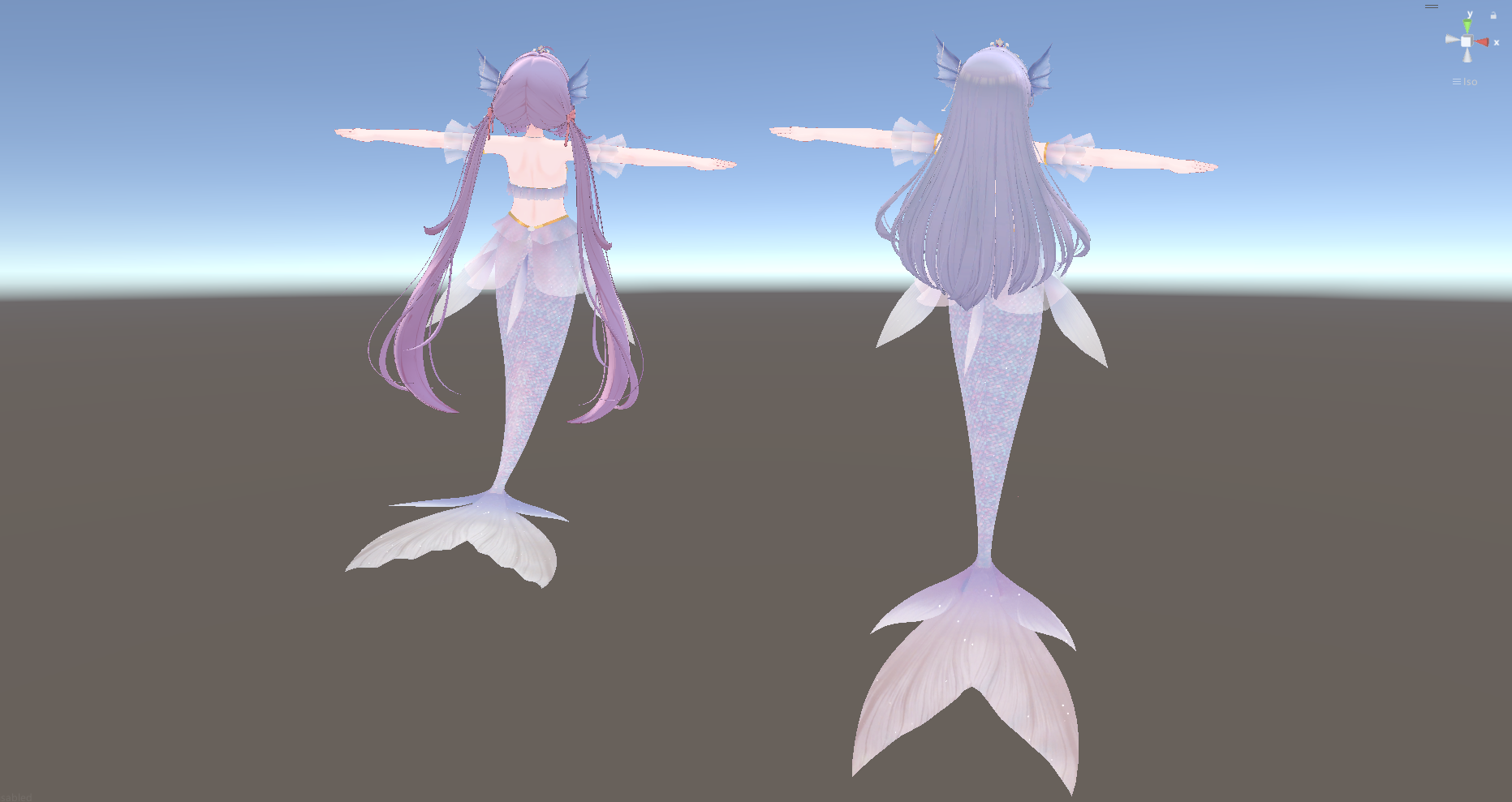 vrchat衣装【 ライムLime,chiffon,manuka適応です】人鱼 - dadouhahaha - BOOTH