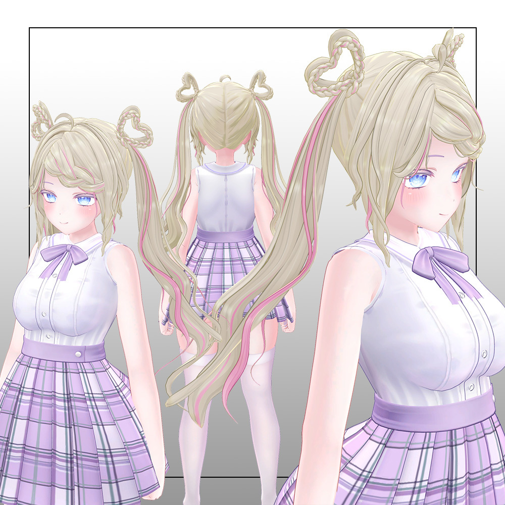 【髪型】Twinkle Delight【9アバター対応】 - しろくま小屋 - BOOTH